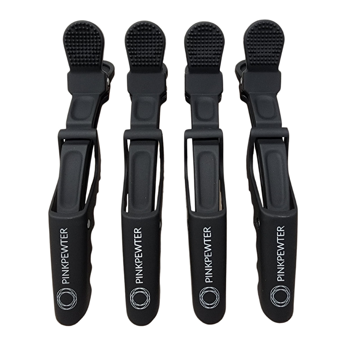 Professional Crocodile Grip No-Slip Sectioning Clips - 4pc – Pink Pewter