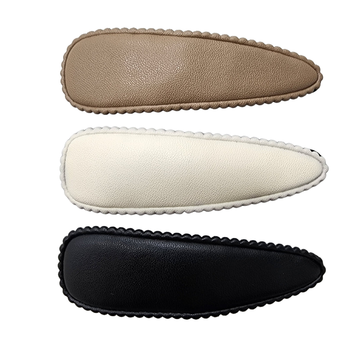 Faux Leather Bloom Petal Snap Clip - 3pc (Essentials Pack) – Pink Pewter