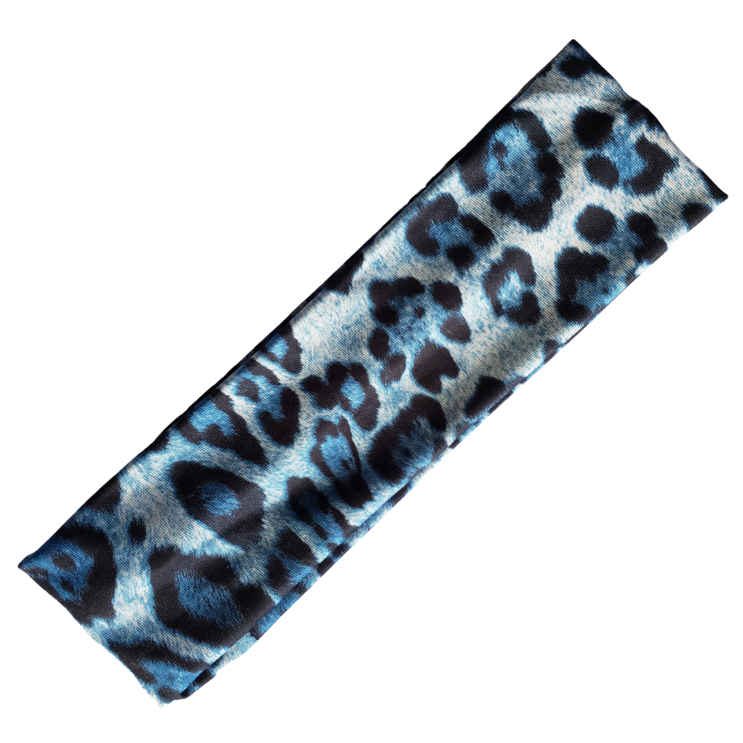 Stella - Silky Sports Wrap (Blue Spots) – Pink Pewter