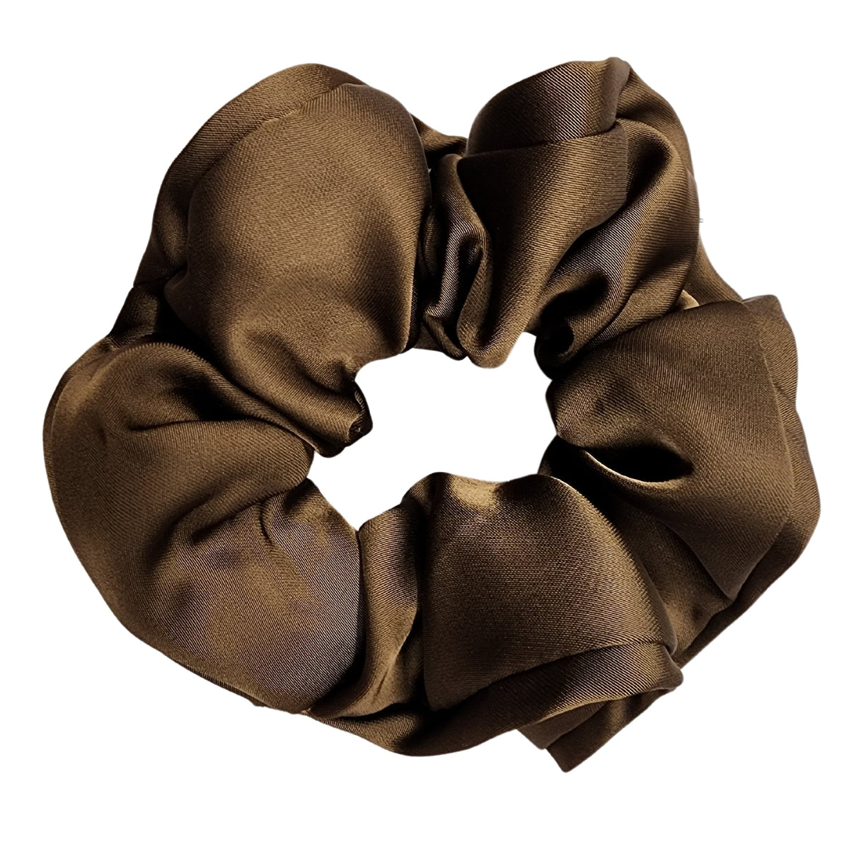 Elegant Cascade Scrunchie – Pink Pewter