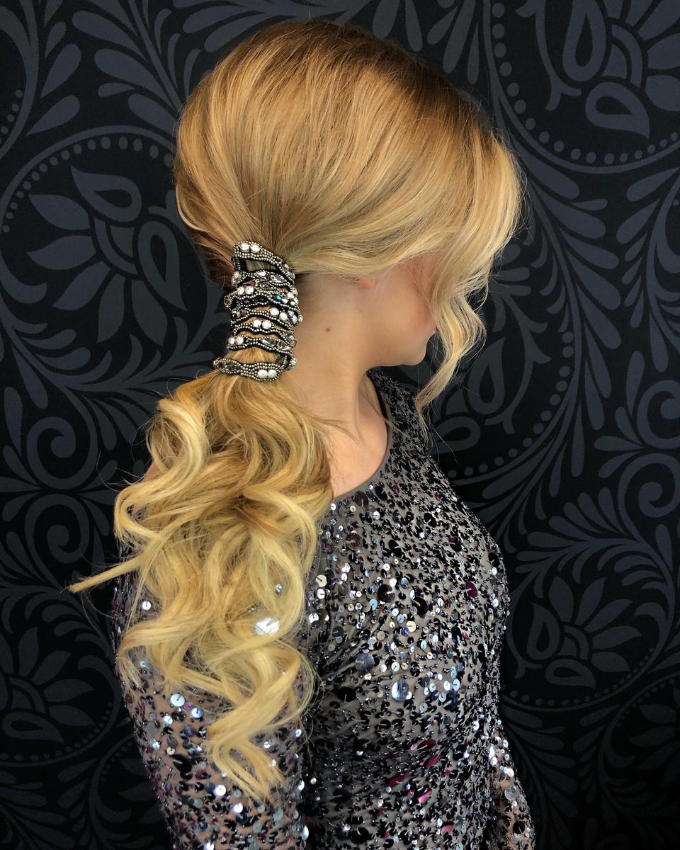 Nevaeh - Slate Wrap Around Band – Pink Pewter