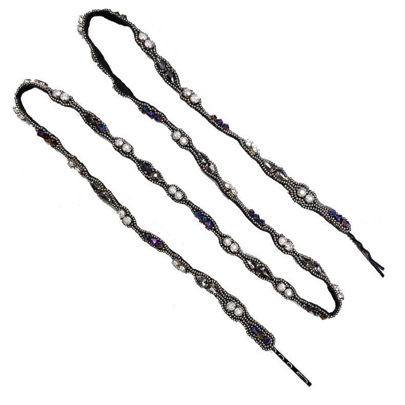 Nevaeh - Slate Wrap Around Band – Pink Pewter